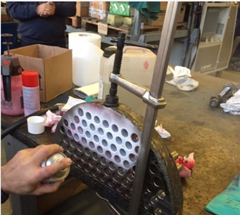 Mock-up of tube-to-tubesheet joints in shell and tube heat exchangers